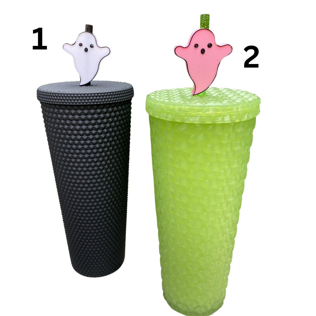 Ghost Straw Toppers 3D Printed for 8.5mm STANDARD Straws Only NOT for ...