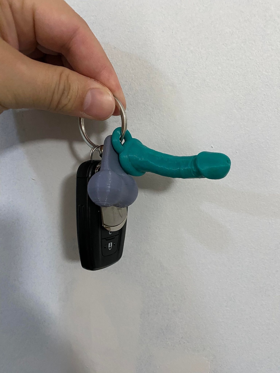 Mini Penis And Ballsack Keychain Nutsack Keychain Mini Etsy