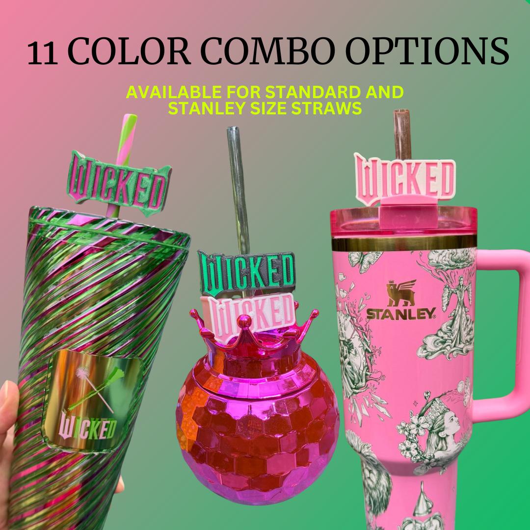 11 Option Custom Wicked-witch Straw Toppers | 3D Printed for 8.5mm ...