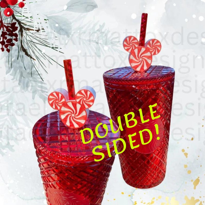 Mickey Mouse Straw Topper - Etsy
