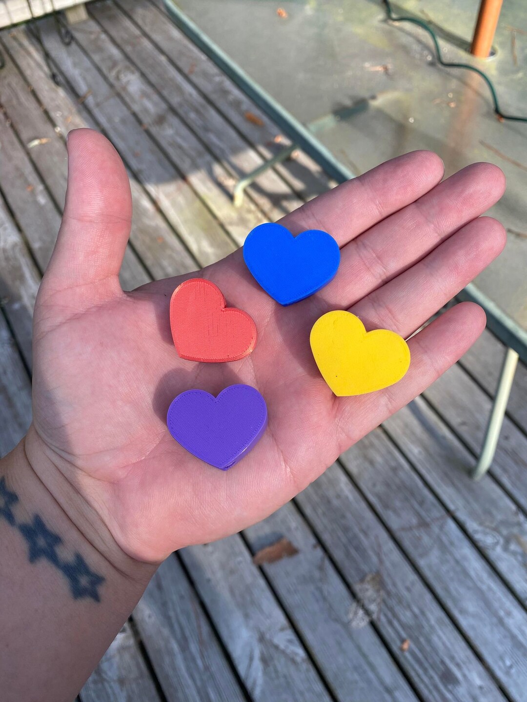 Heart (small) Straw Toppers | 3D Printed for 8.5mm Standard Straws AND ...