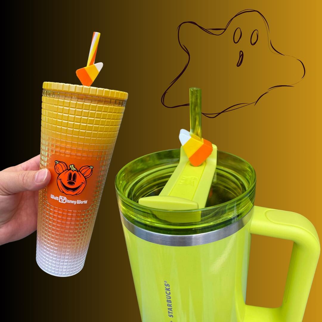 Candie Corn Straw Topper | 3D Printed for 8.5mm Standard Straws AND ...