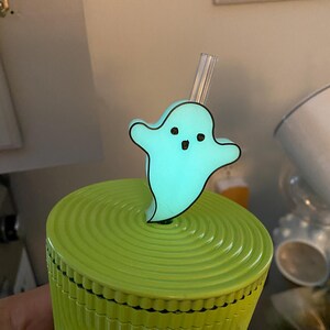 Ghost Straw Toppers | 3D Printed for 8.5mm STANDARD Straws Only - NOT ...