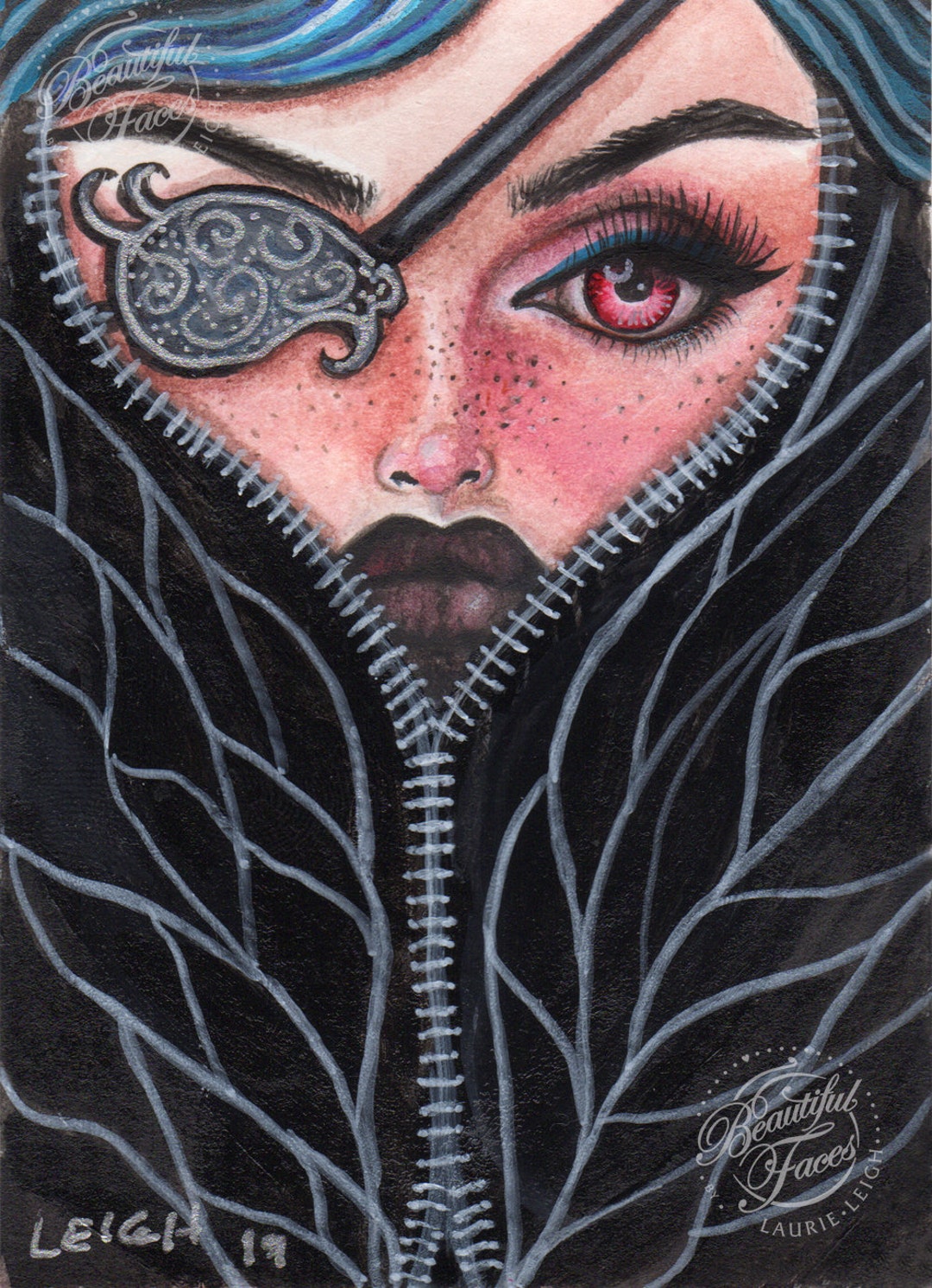 Mermaid Tail Series Margo Art Fantasy Print by Laurie Leigh 4 Tamaños ...