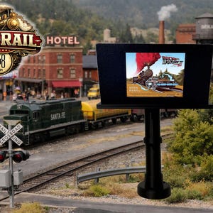 DIGI-RAIL - Digital Billboard for HO Model Railroads and Dioramas ...