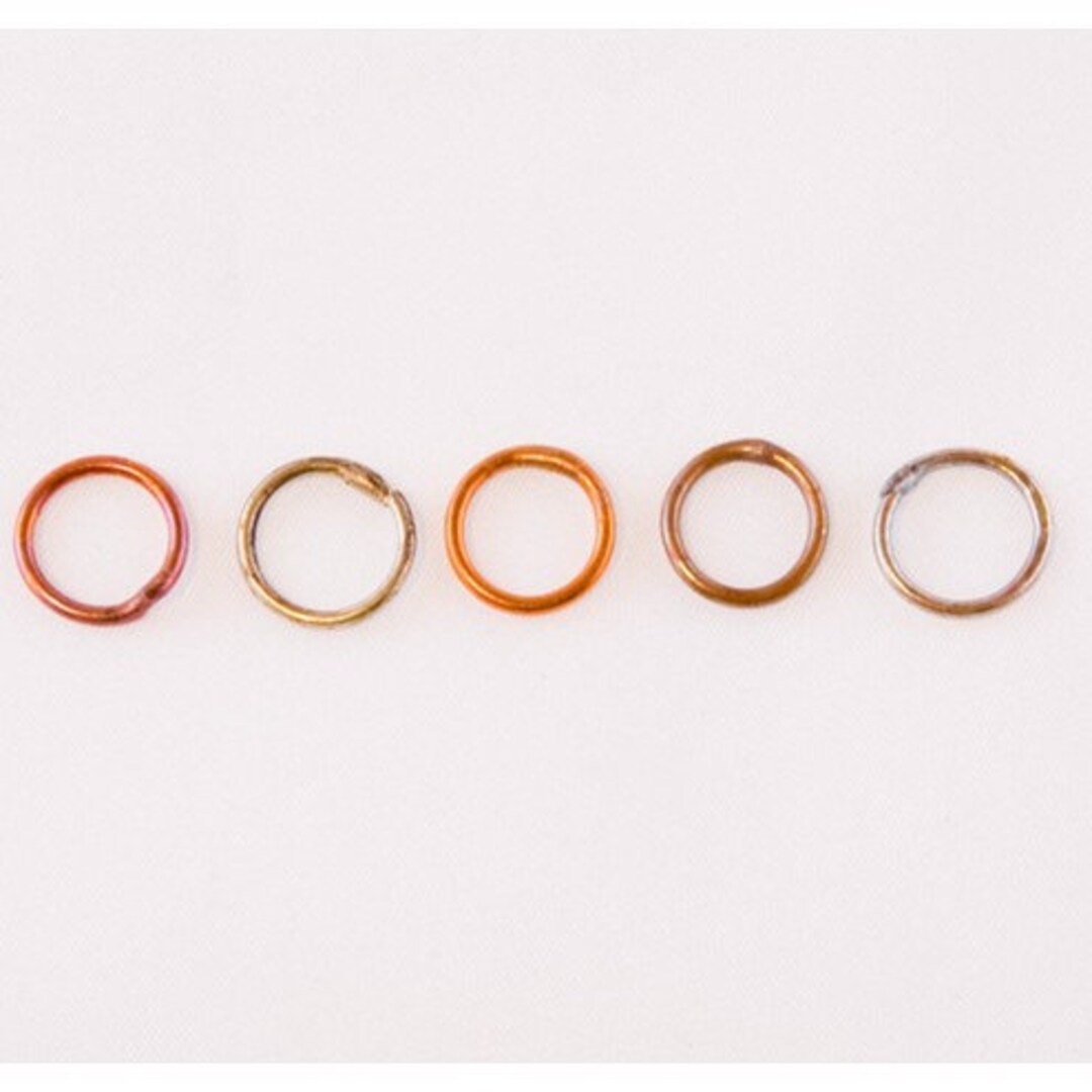 Fire Torched Soldered Copper Jump Rings 10mm - Etsy