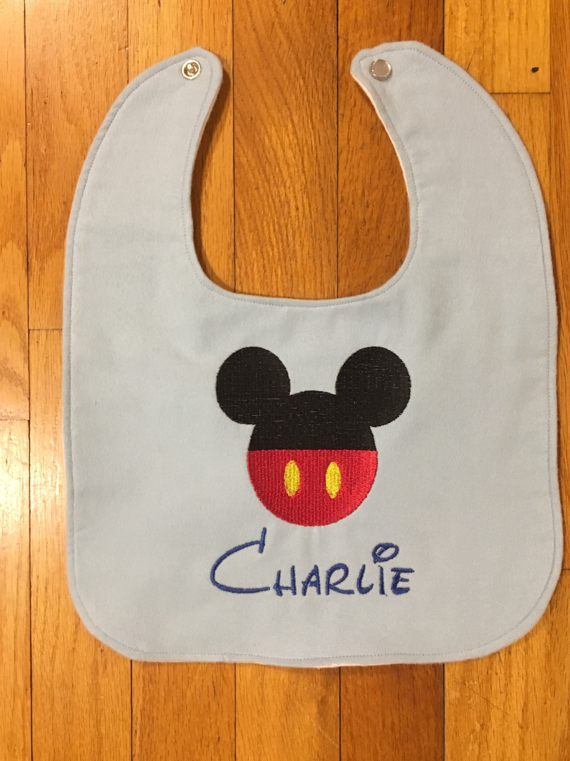 Baby Bib/Mickey Mouse Bib for Baby Boy or Girl/Disney | Etsy