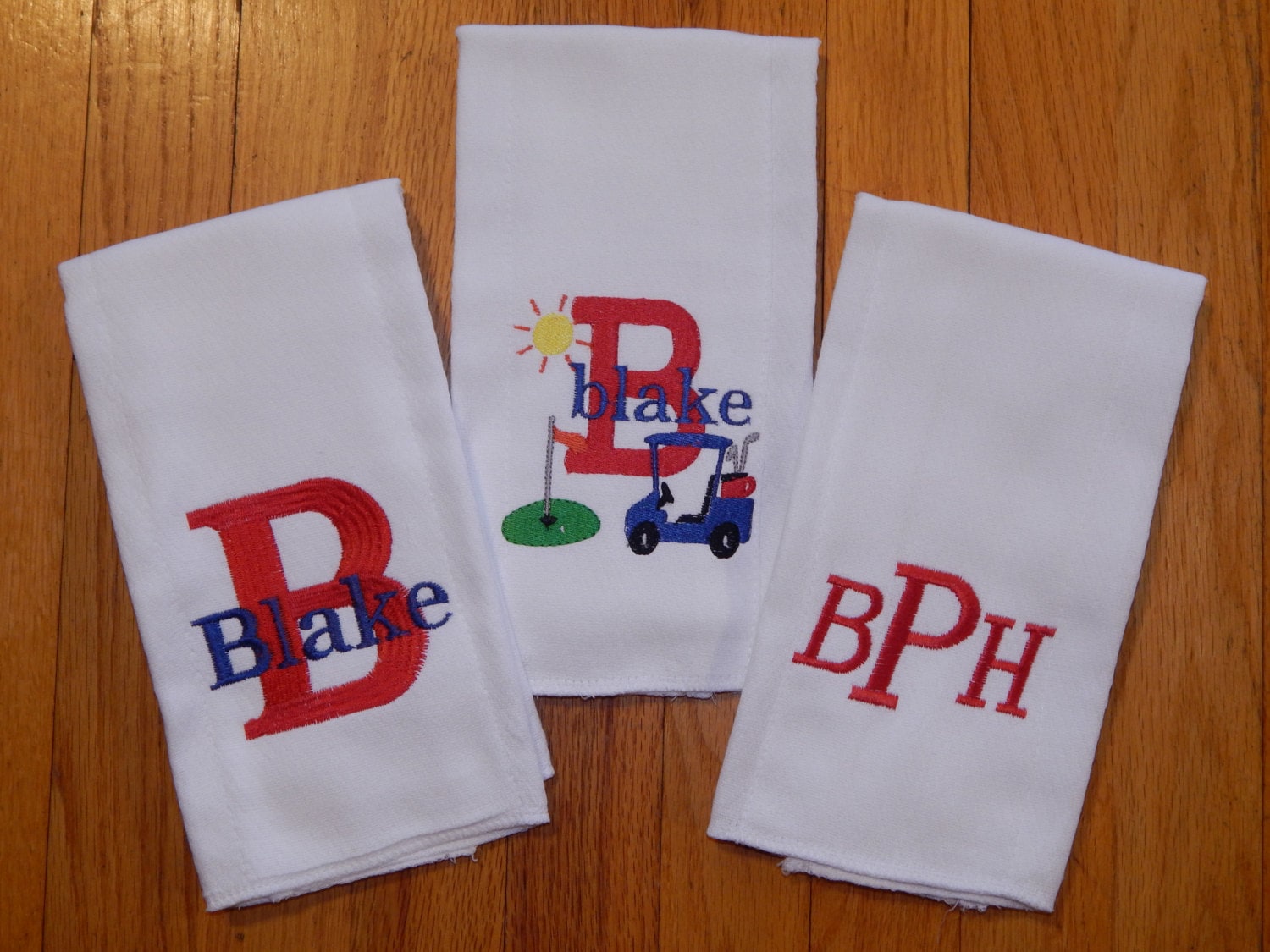Personalized Burp Cloths/monogram Burp Cloths/set of 3 Burp Cloths for ...