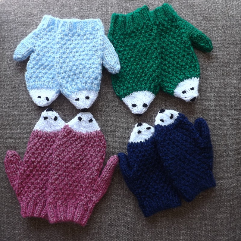 Animal Mittens - Etsy UK