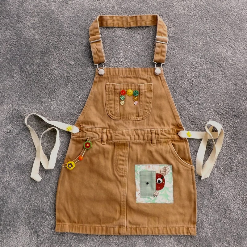 Upcycled Denim Apron - Etsy