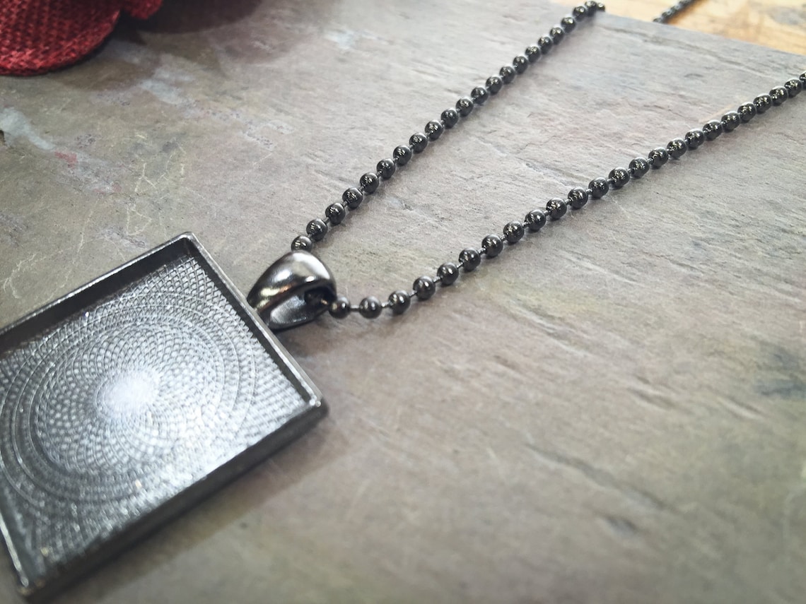 20 Gunmetal BALL Chains / 2.4mm / Bulk Necklace Chain / With Closure ...