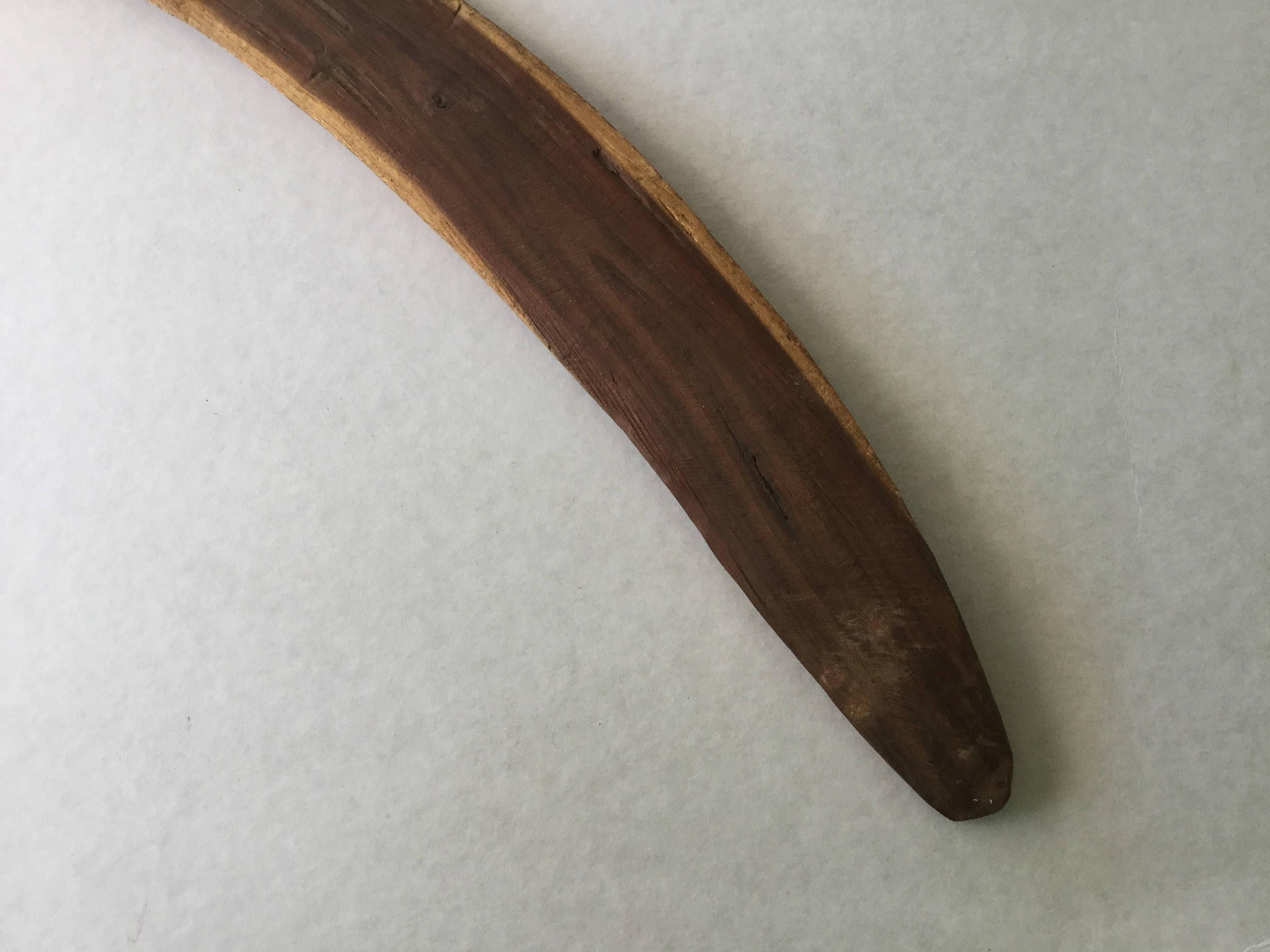 Aboriginal Old Stone Adzed Mulga Wood Wooden Boomerang From | Etsy