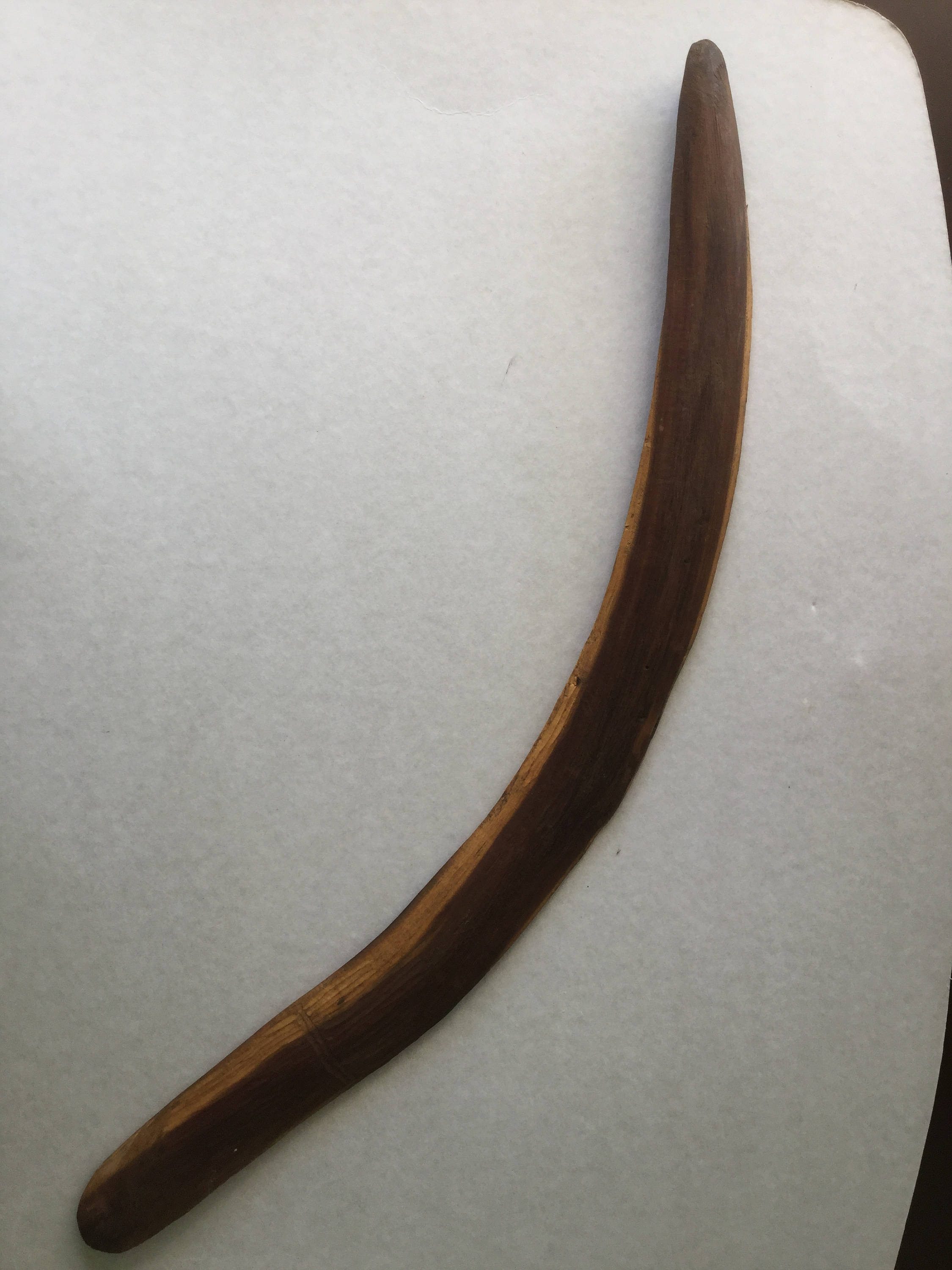 Aboriginal Old Stone Adzed Mulga Wood Wooden Boomerang From | Etsy