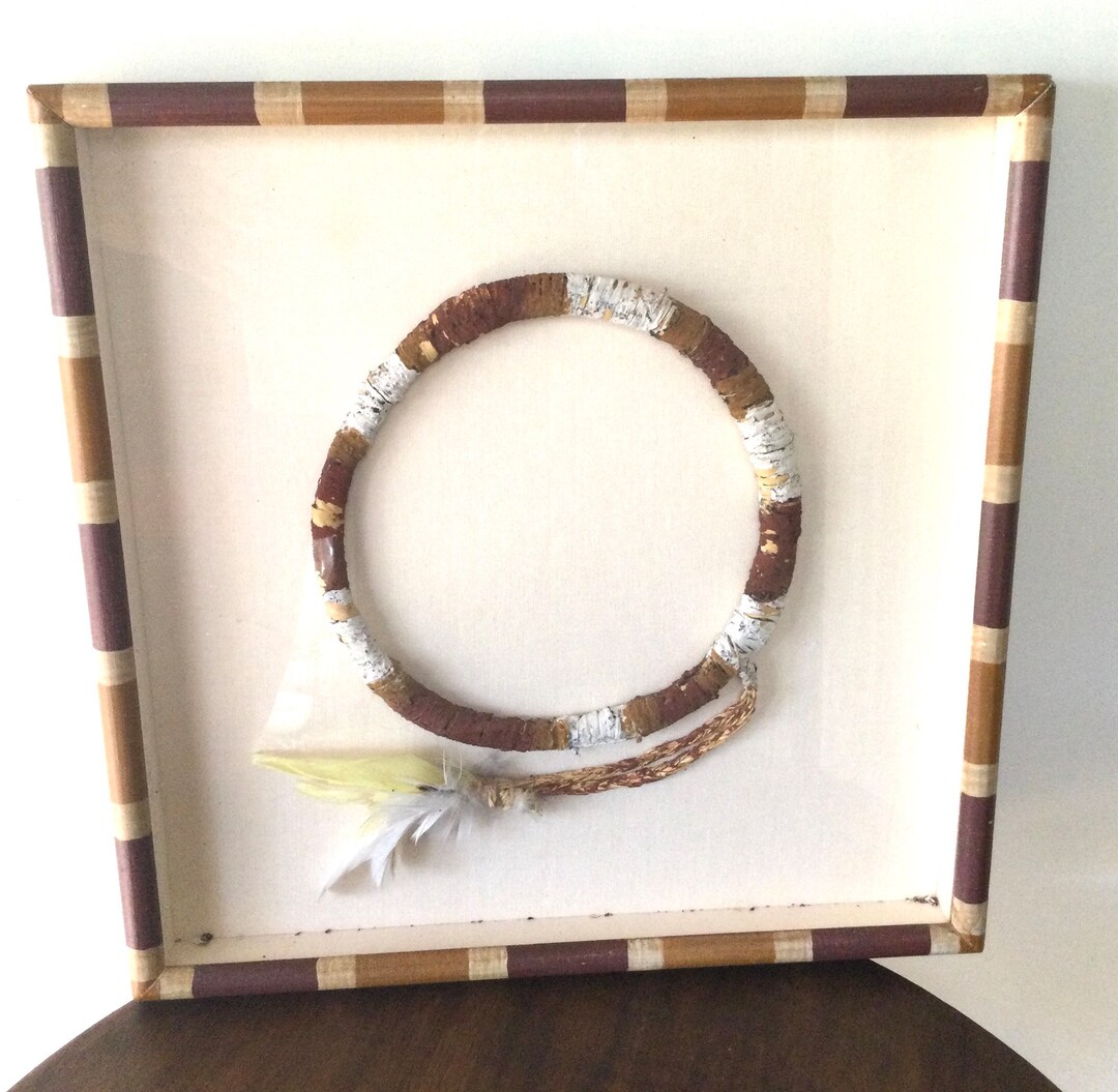 Australian Aboriginal Ceremonial Feather Headdress Artifact Natural ...