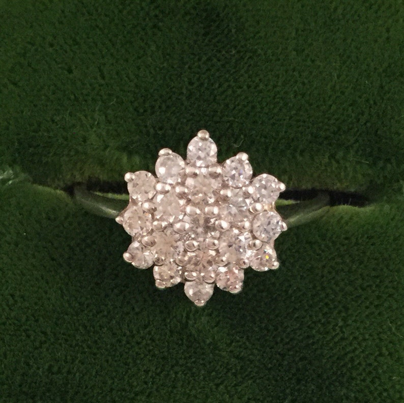 Vintage Jewellery Classic Victorian Sterling Silver Ring With - Etsy