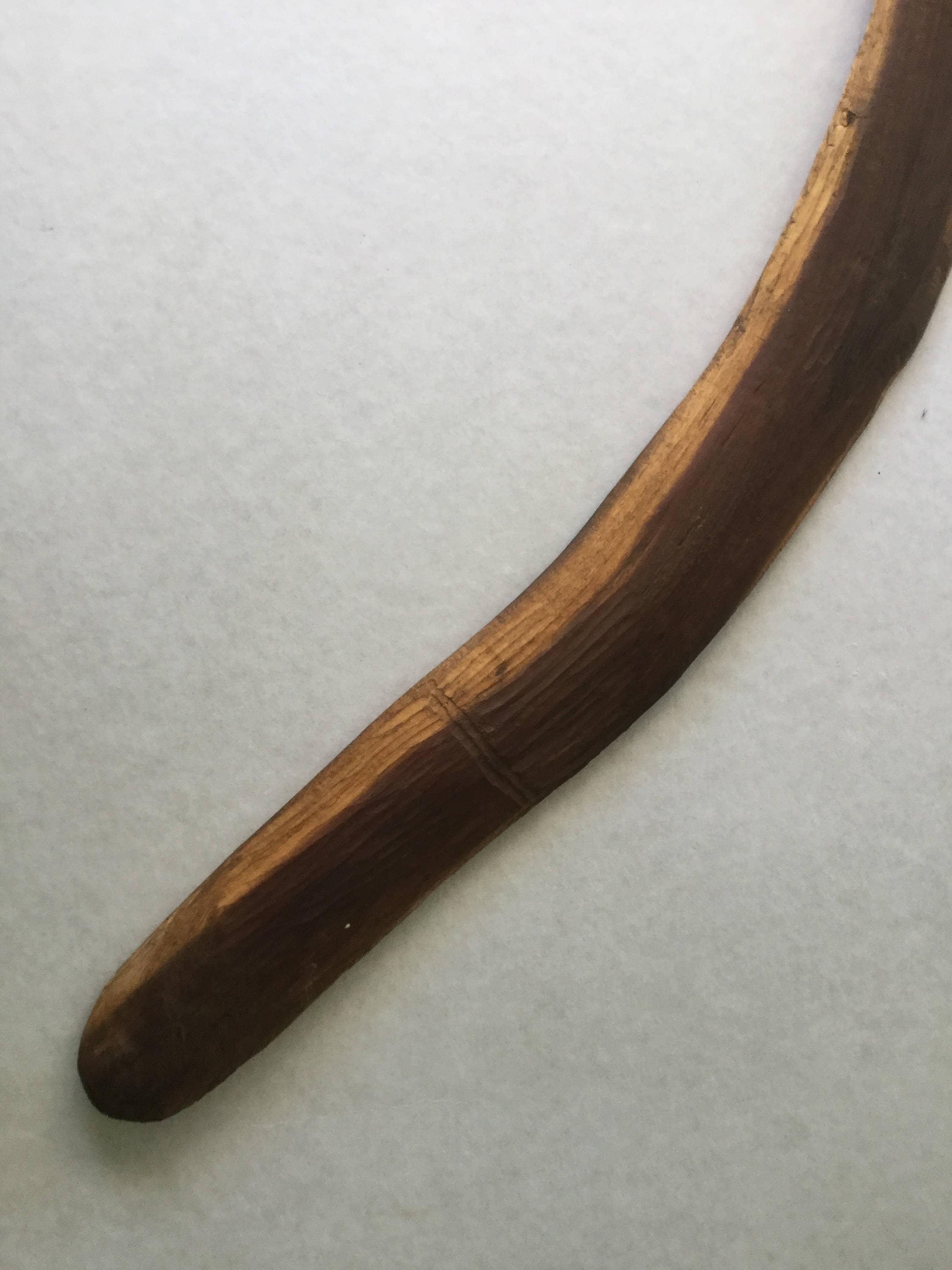 Aboriginal Old Stone Adzed Mulga Wood Wooden Boomerang From | Etsy