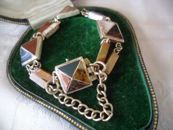 Fine Antique Victorian vintage 9ct Gold Scottish Agat… - Gem