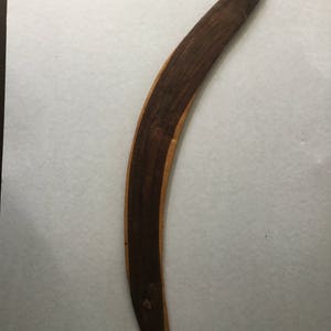 Old North West Australian Aboriginal Boomerang Mulga Wood From the ...