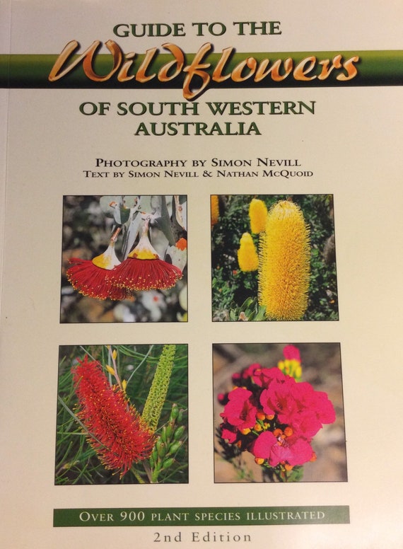 Book Wild Flowers Guide to the Wildflowers of South Western - Etsy