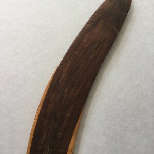 Old North West Australian Aboriginal Boomerang Mulga Wood From the ...