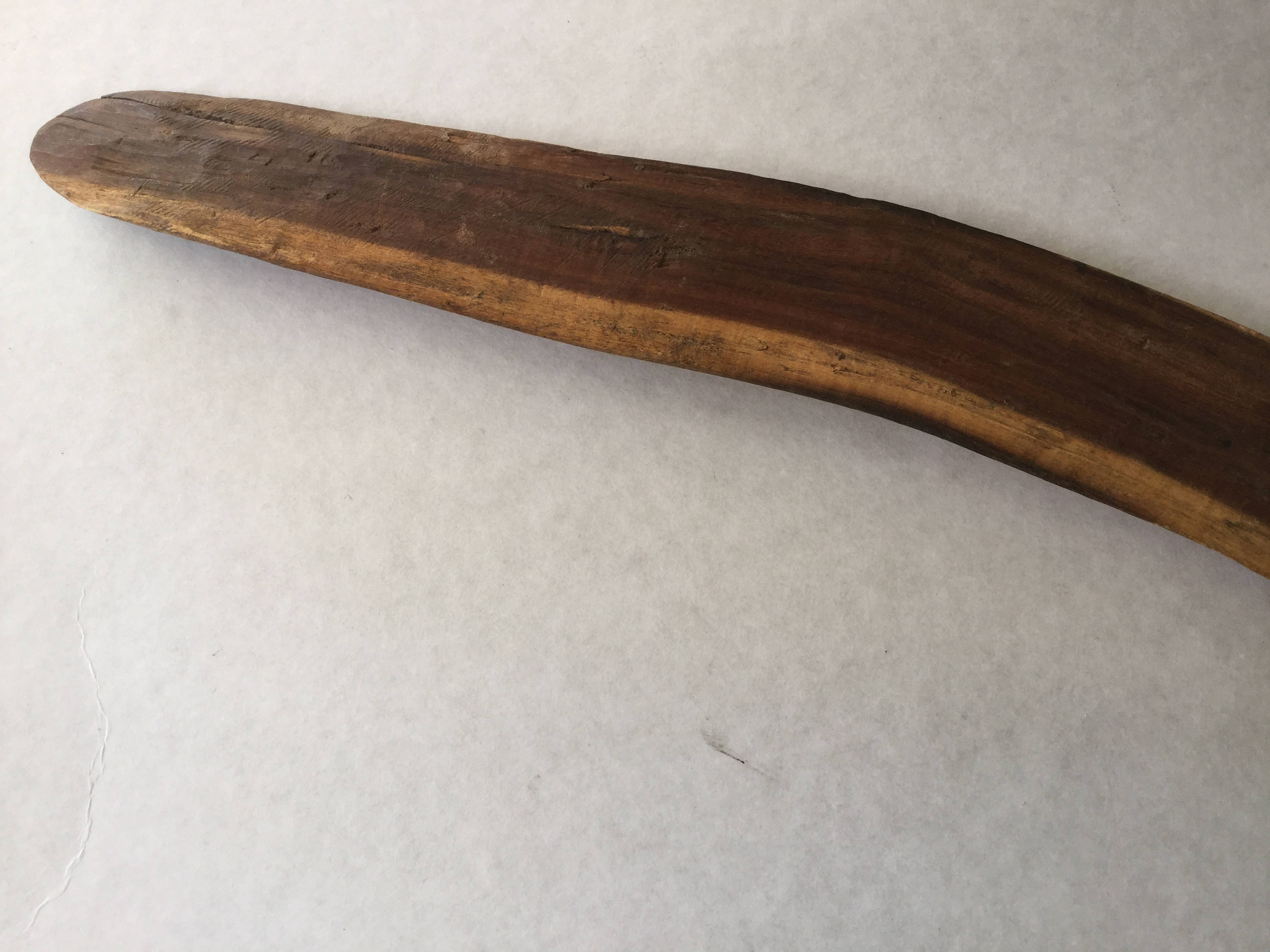 Aboriginal Old Stone Adzed Mulga Wood Wooden Boomerang From | Etsy