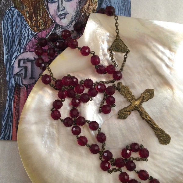 Old Rosary - Etsy