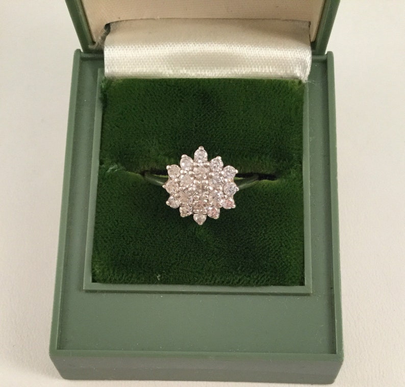 Vintage Jewellery Classic Victorian Sterling Silver Ring With - Etsy