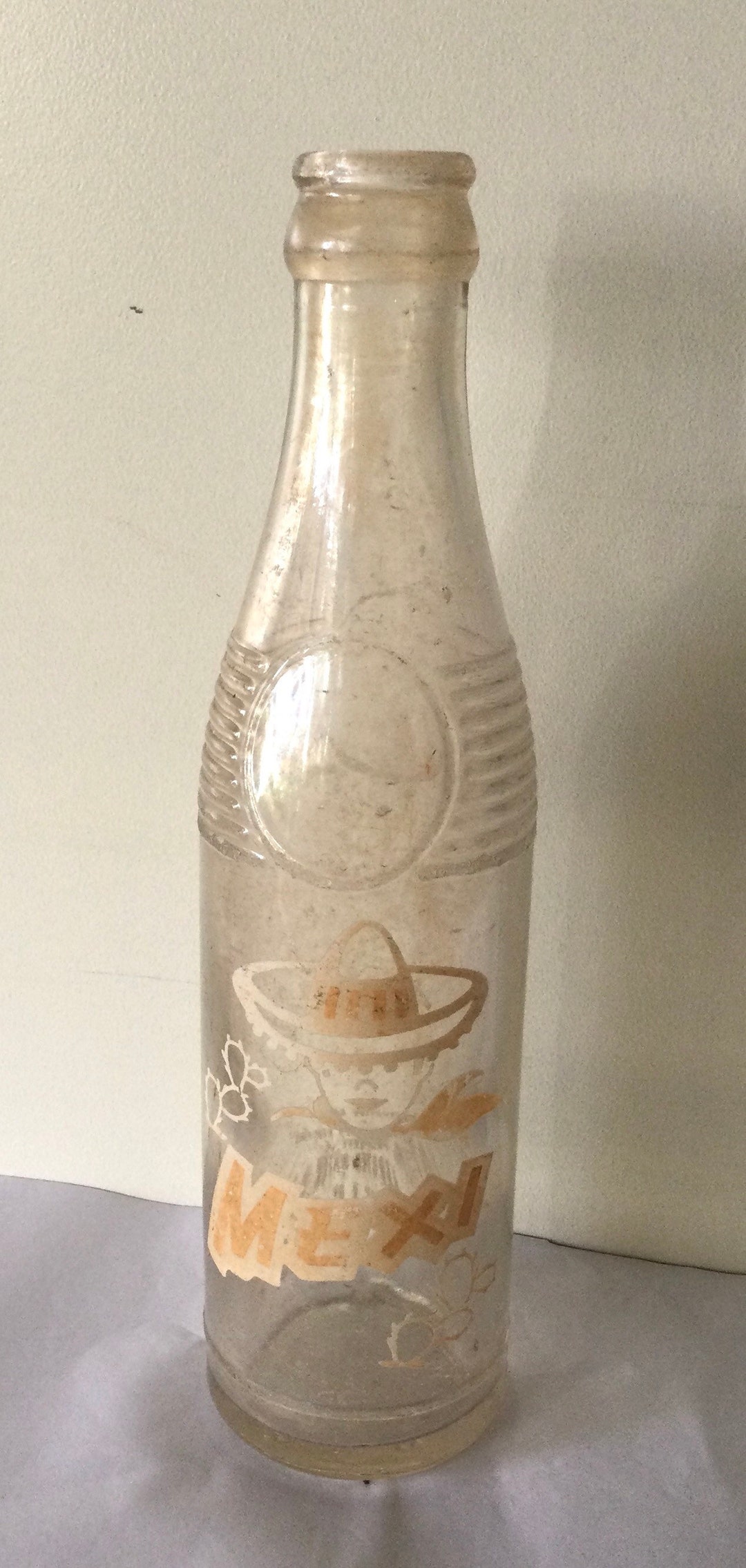 Old Vintage Retro Small Glass Bottle Soft Drink Cool Drink Soda Mexi - Etsy