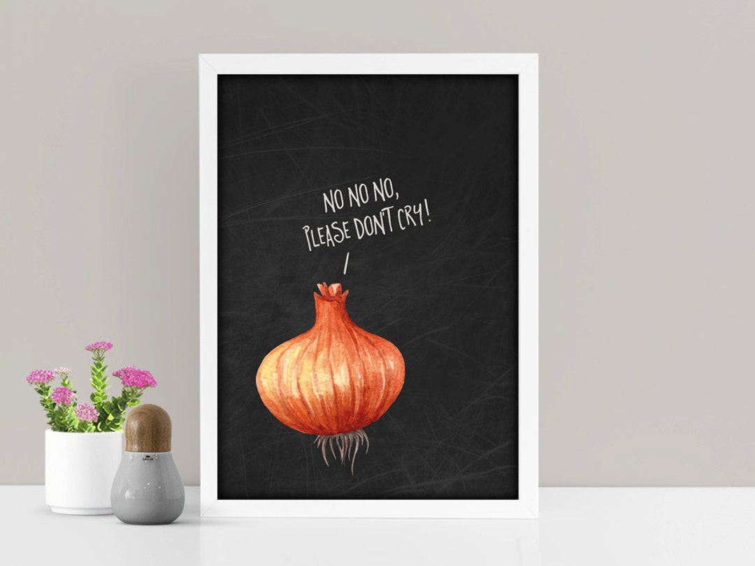 Fine-art Print Poster CRYING ONION - Etsy