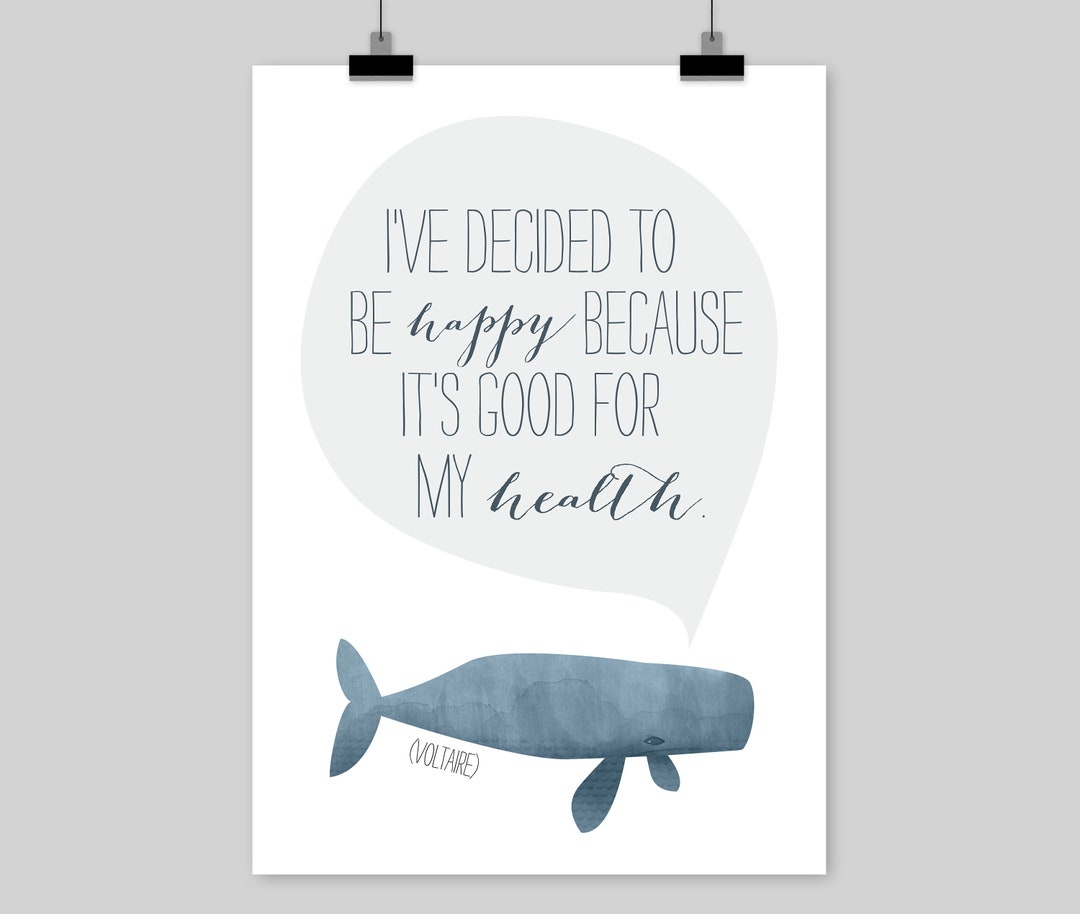 Fine-art Print Poster i've Decided to Be Happy - Etsy