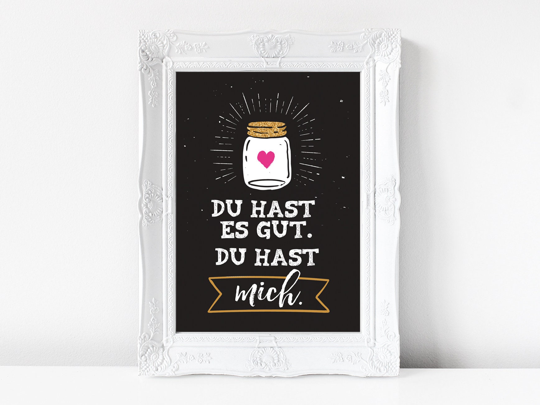 Fine Art Print du Hast Mich - Etsy UK