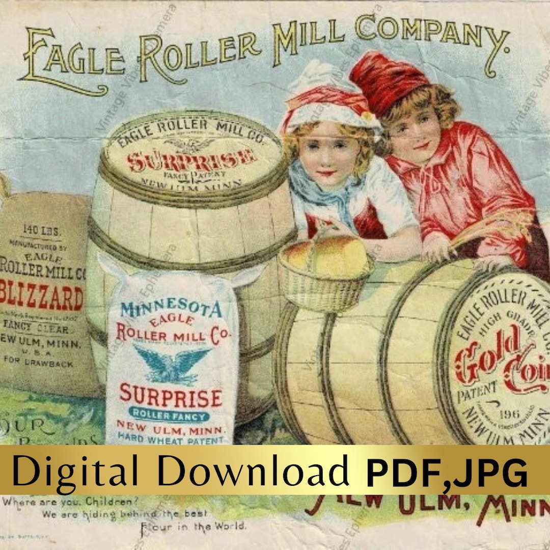 Digital Download Printable Victorian Ephemera Baking Advertisement ...
