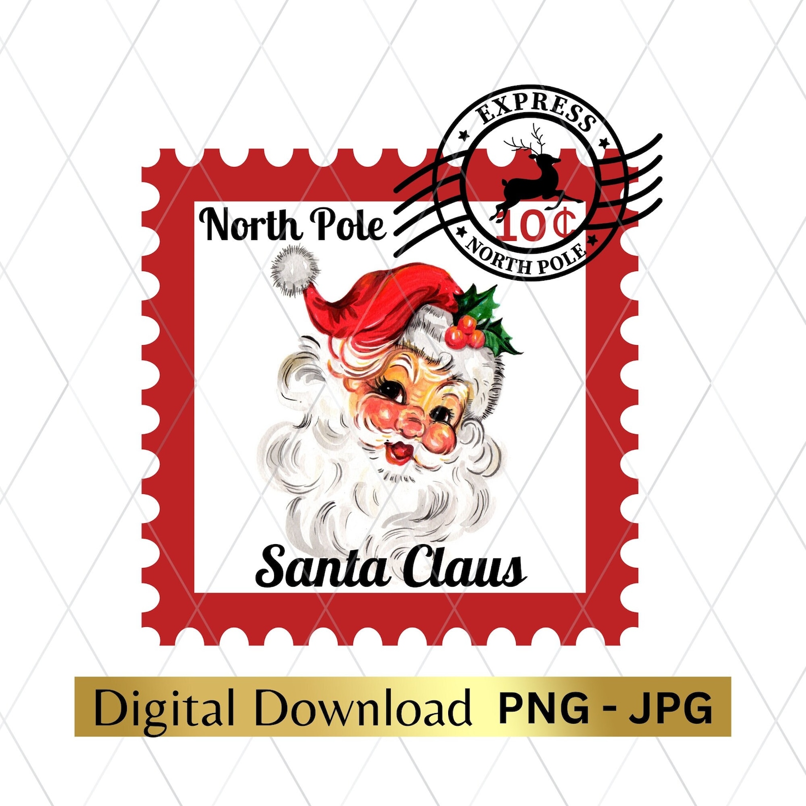 Digital Download Printable Santa Claus Clip Art Christmas - Etsy