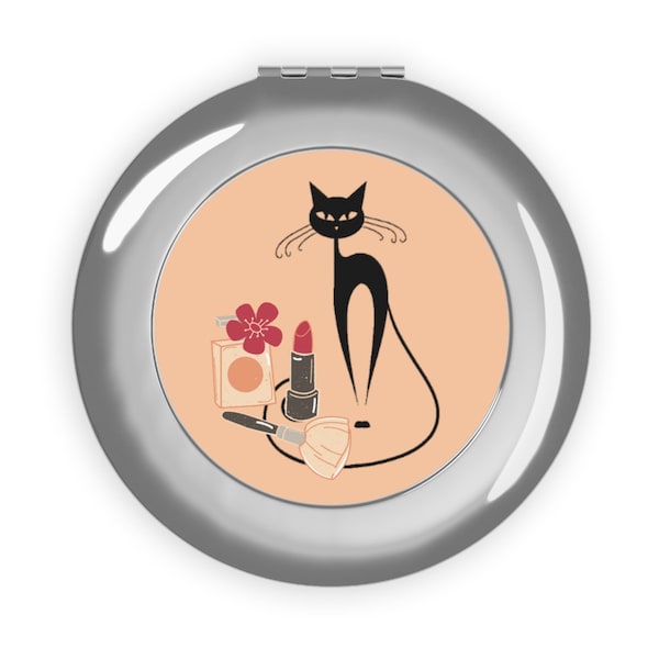 Cat Compact Mirror - Etsy