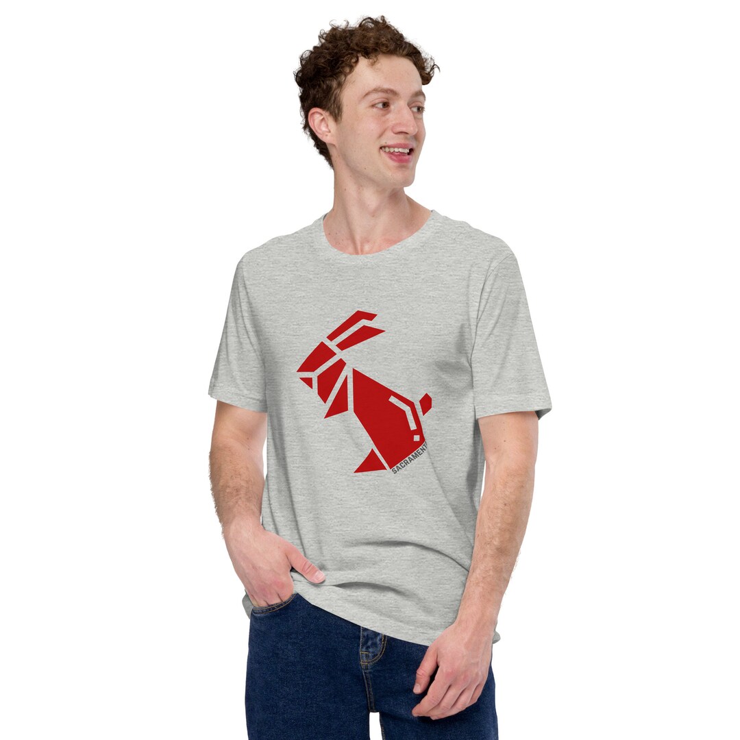 Sacramento Red Rabbit T-shirt, Sac Town Tee, Sac Town Airport Rabbit ...