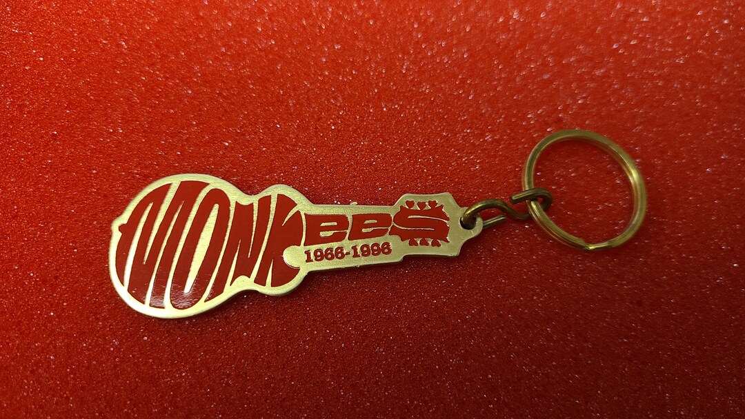 Vintage MONKEES Aluminum Key Tag - Etsy