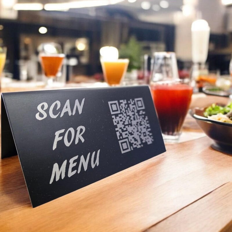 Tabletop Signage Stands - Etsy