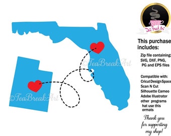 Long Distance Svg | Etsy