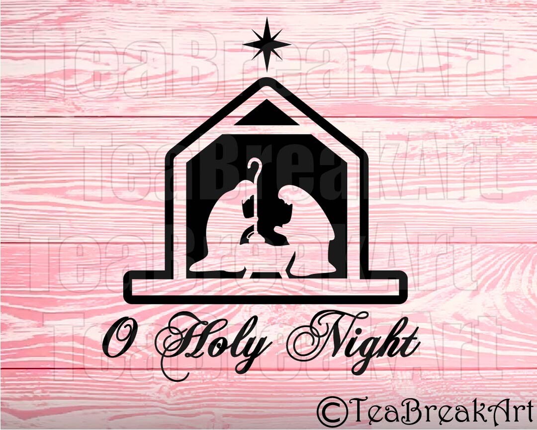 Nativity Mary and Joseph Digital Cutting File SVG PNG EPS - Etsy