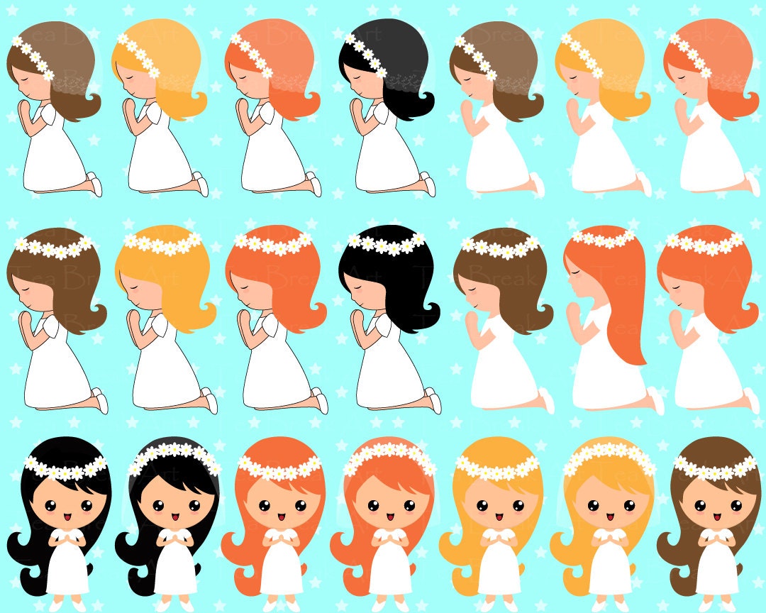 123 PNG Files First Communion Clipart digital Clip Art - Etsy