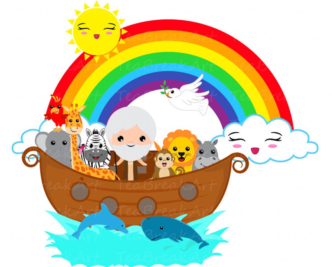 Noah's Ark Whole Set Clipart Digital Graphics for Personal - Etsy