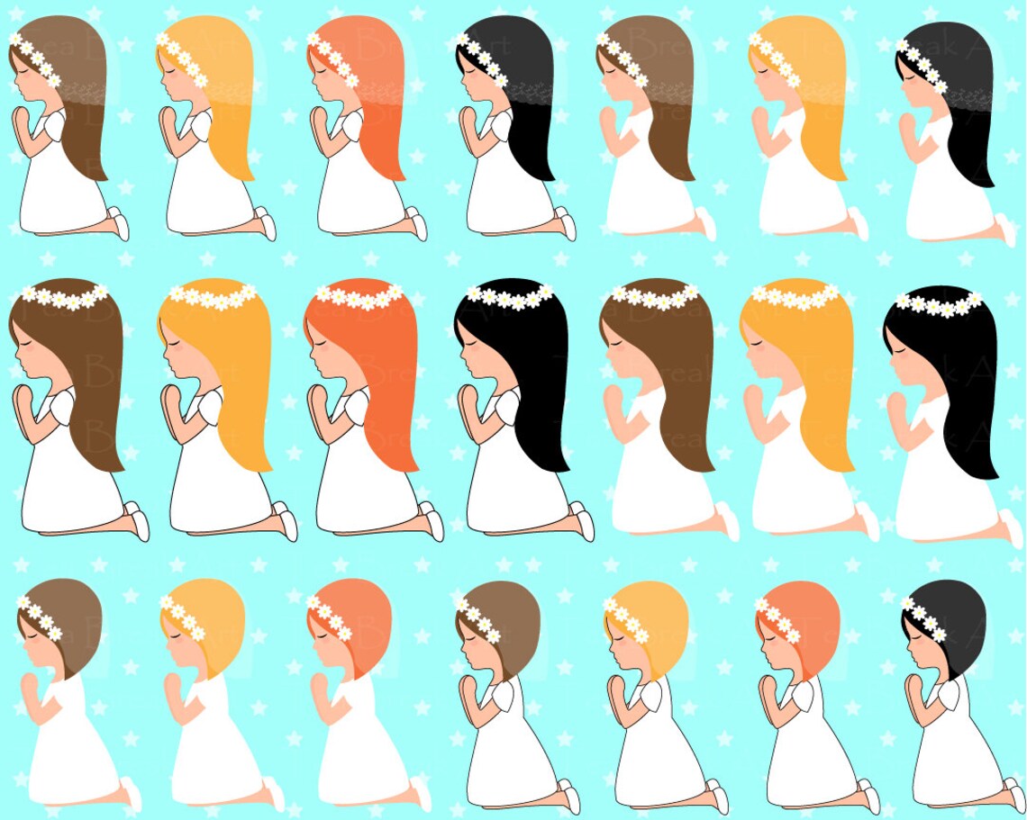 123 PNG Files First Communion Clipart digital Clip Art - Etsy