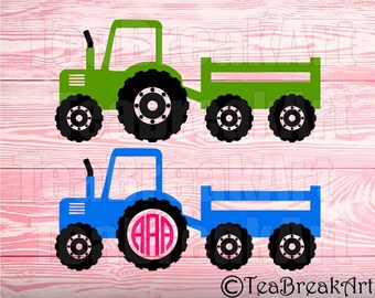 Tractor Trailer Svg - Etsy