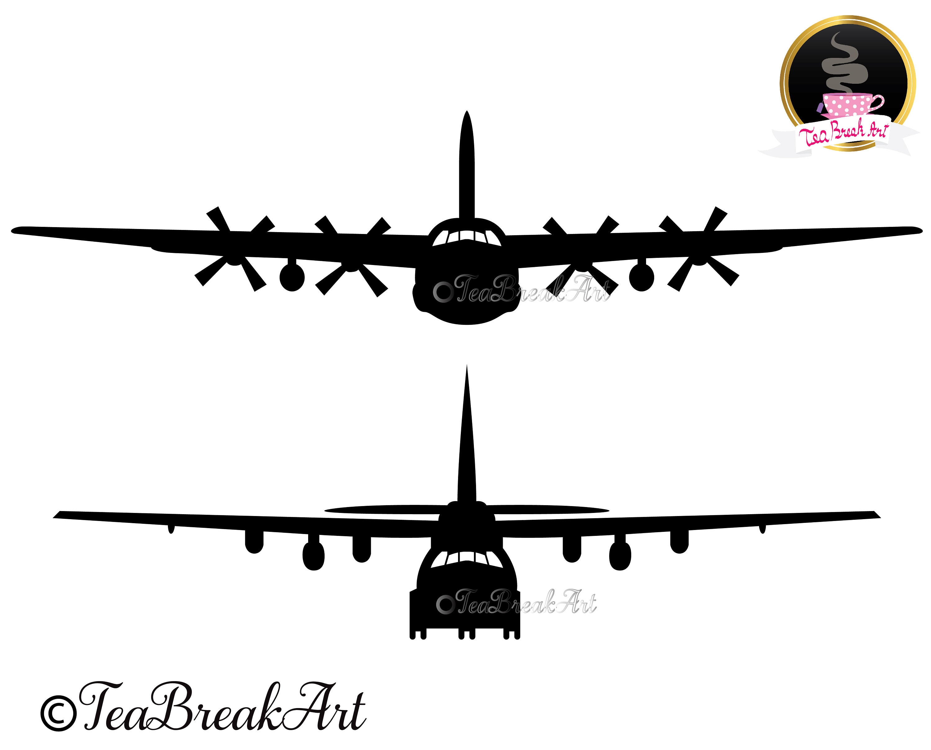 C-130 Hercules Military Aircraft Airplane SVG PNG dxf jpg | Etsy