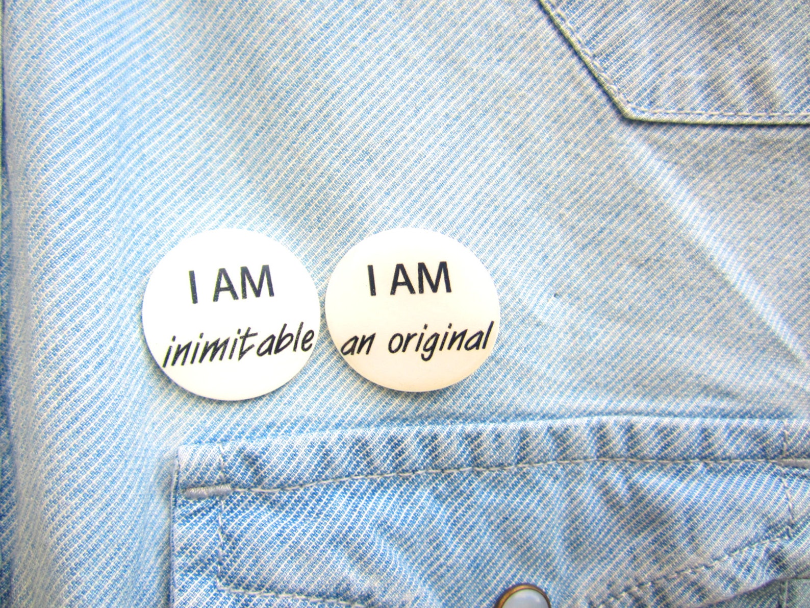I Am Inimitable I Am Original Lapel Pins Alexander Hamilton - Etsy