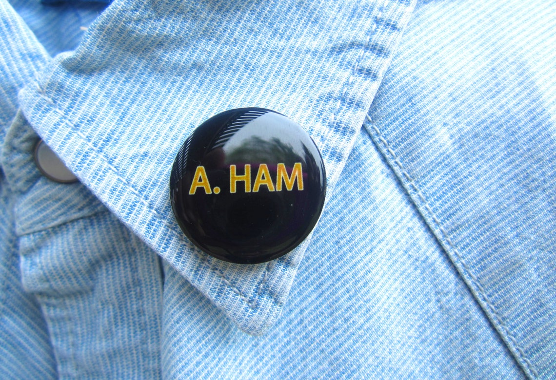 A. Ham Lapel Pin, Alexander Hamilton Musical Pin, Hamilton Jewelry ...