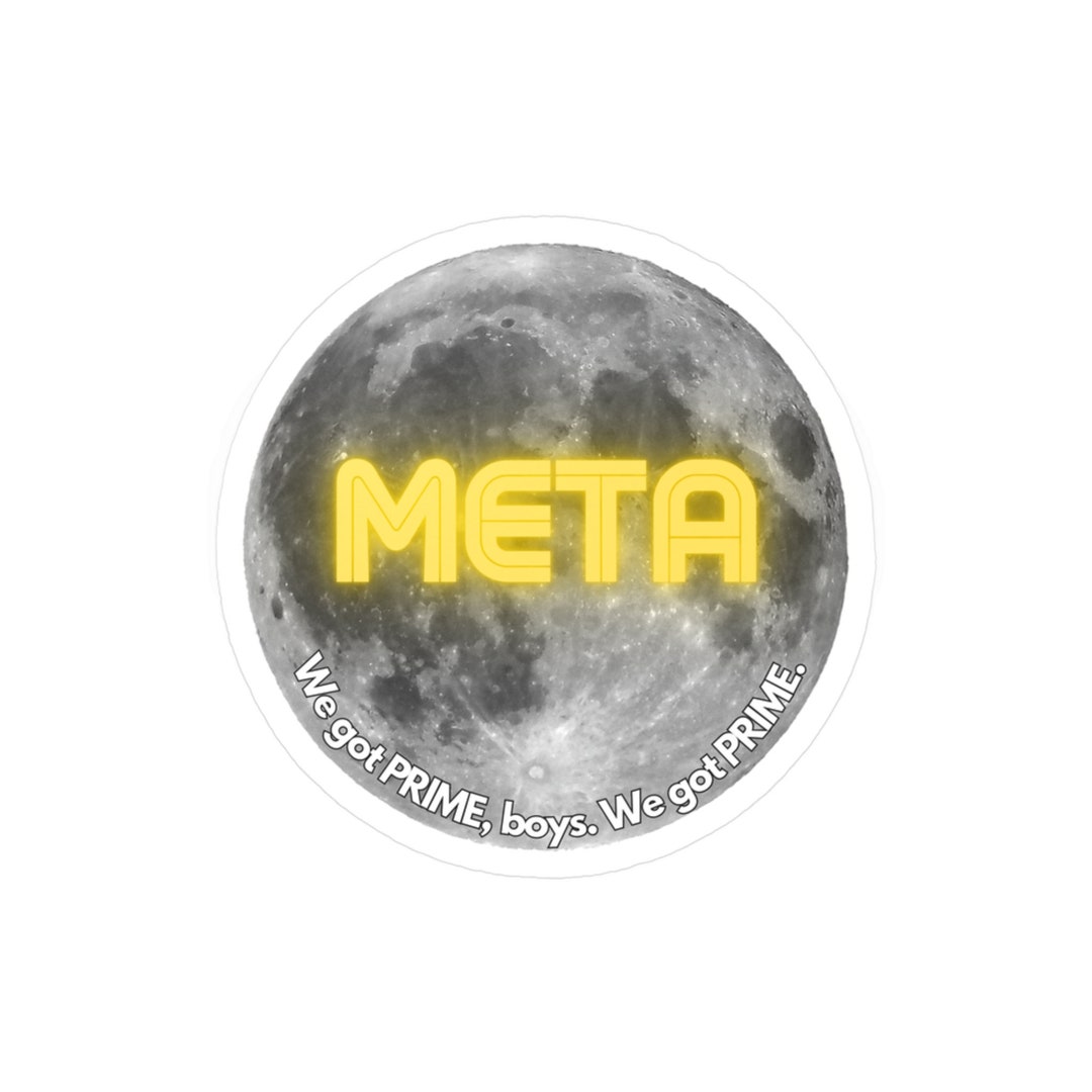 Meta Moon PRIME Kiss-cut Vinyl Decals / Prime Drink / Youtube - Etsy