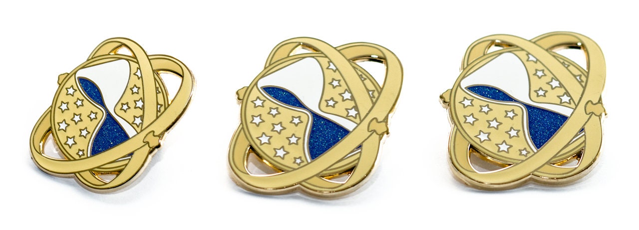 Magical Hourglass Pins Hard Enamel Pin Etsy