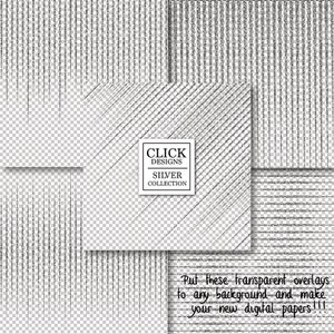 SILVER LINES OVERLAY Clipart: Silver Glitter Sparkle Shiny Overlays ...