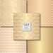 Peach & Gold Digital Paper: peach Gold Digital - Etsy